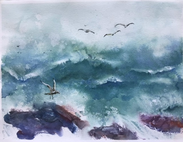 "Rough Seas" – Nancy Morris Art